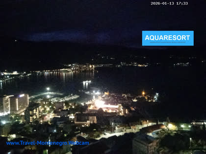 Budva - Panoramic view, Montenegro - Webcams