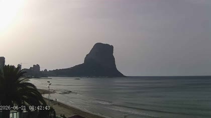 Calpe - Peñón de Ifach and beach, Spain - Webcams