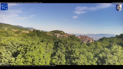 Gorga - Panoramic view, Italy - Webcams