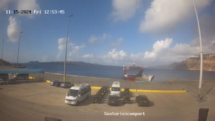 Santorini - Ormos Athinios - Port, Grecia - Cámaras web, webcam