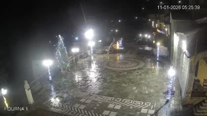 Fourna - Plaza del pueblo, Grecia - Cámaras web, webcam