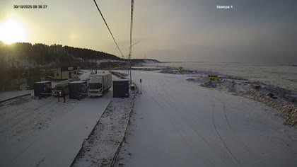 Yakutsk - Nizhny Bestyakh - ferry, Russia - Webcams