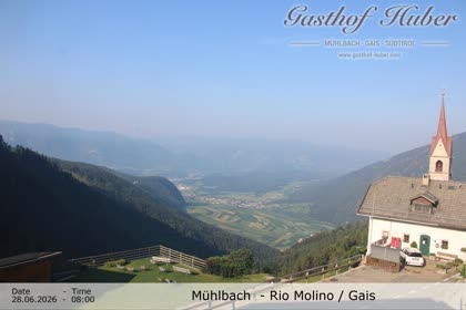 Mühlbach/Rio Molino - Gais, Italy - Webcams