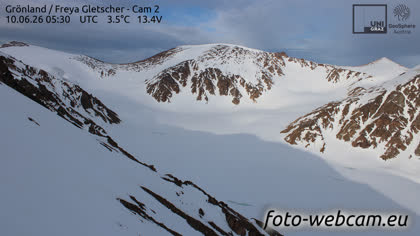 Clavering Island - Freya Gletscher, Greenland - Webcams