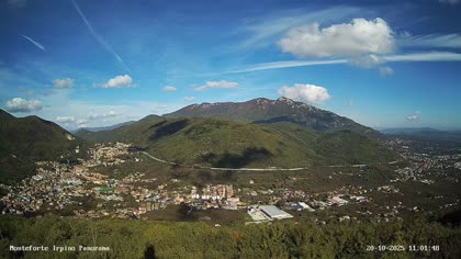 Monteforte Irpino - Panoramic view, Italy - Webcams