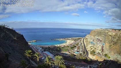 Gran Canaria - Puerto Rico - Playa de Amadores, Kanarische Inseln - Webcams